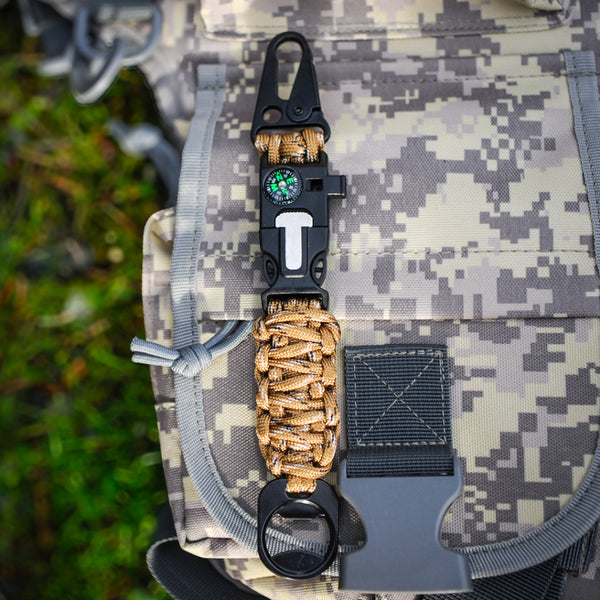 8 in 1 Paracord Survival Clip On - ArbutusCoast